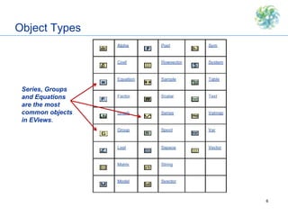 Tutorial1 eviews_basics | PPTX