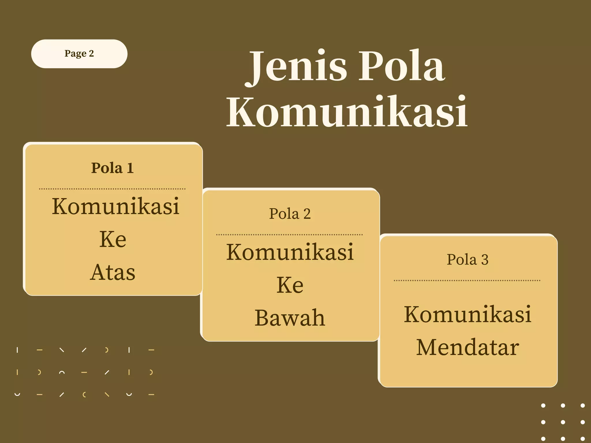 POLA KOMUNIKASI | PDF