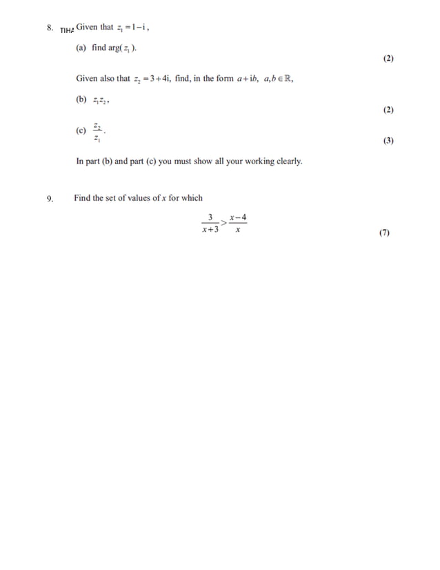 Tutorial 1math t | DOCX