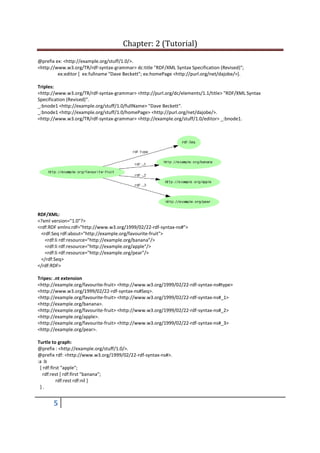 Tutorial for RDF Graphs | PDF