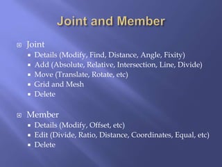 Tutorial #2 - SACS Basic | PPTX