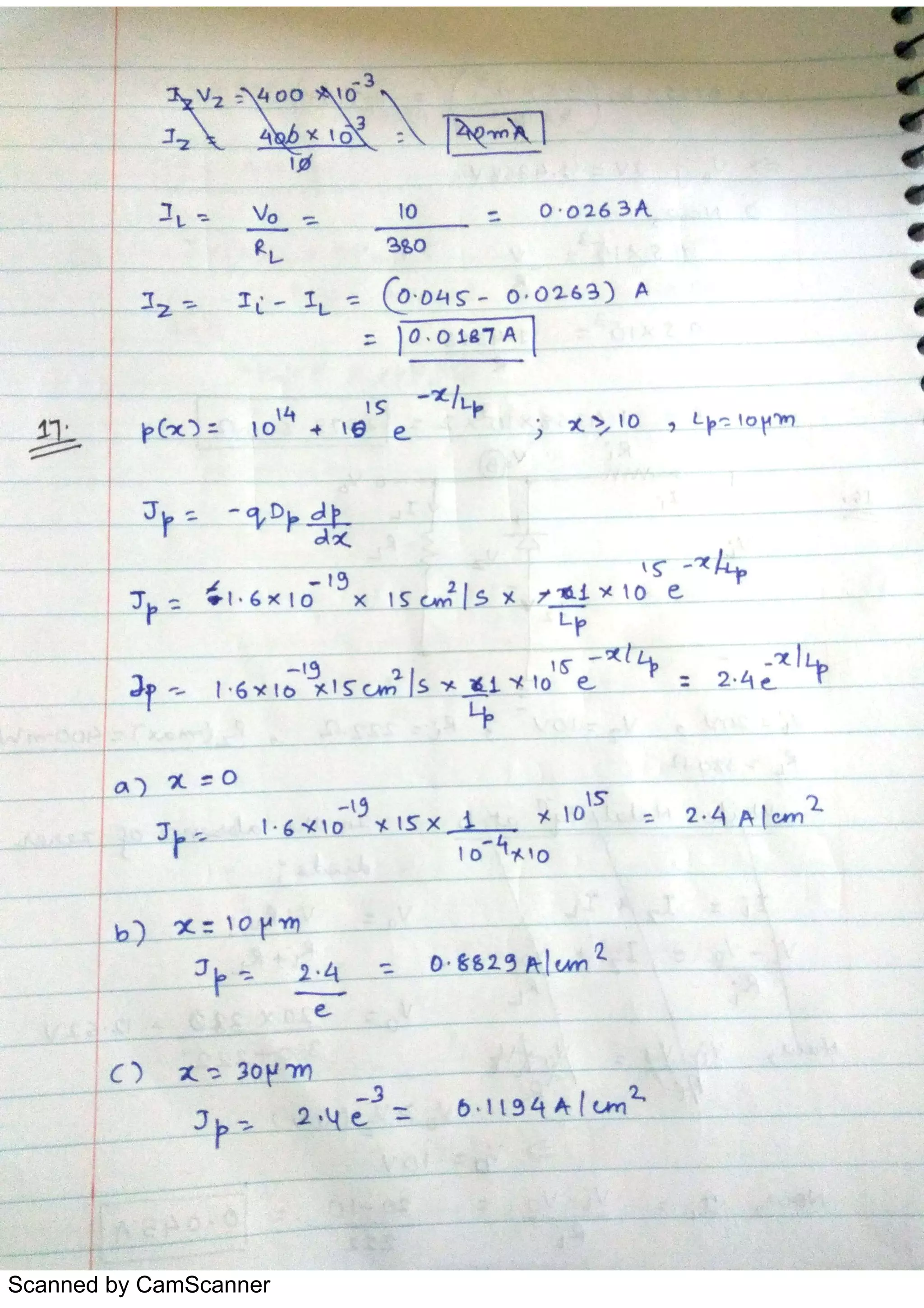 Basic electronics Tutorial 2 Solution | PDF