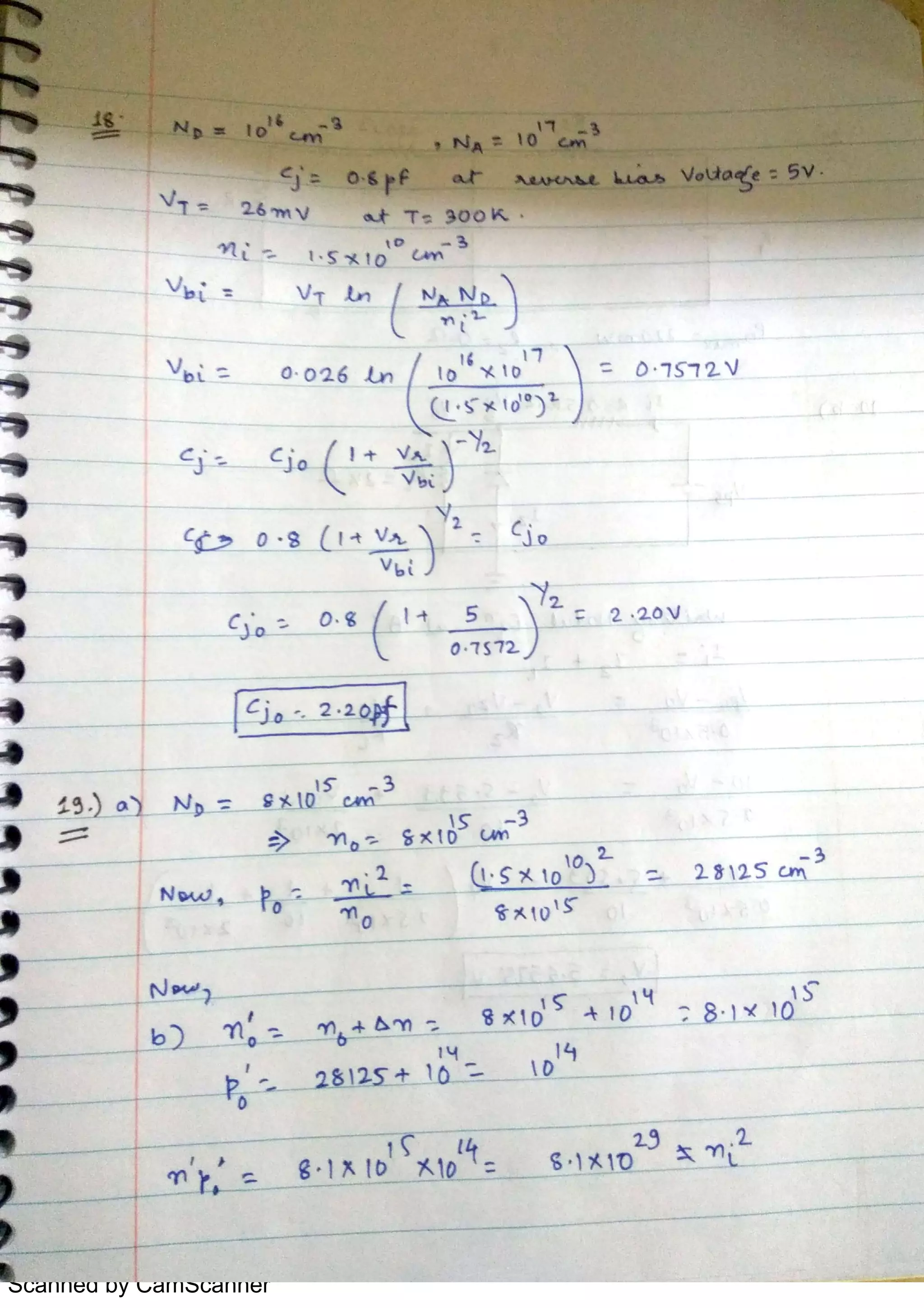 Basic electronics Tutorial 2 Solution | PDF
