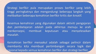 Kemahiran Berfikir | PPTX