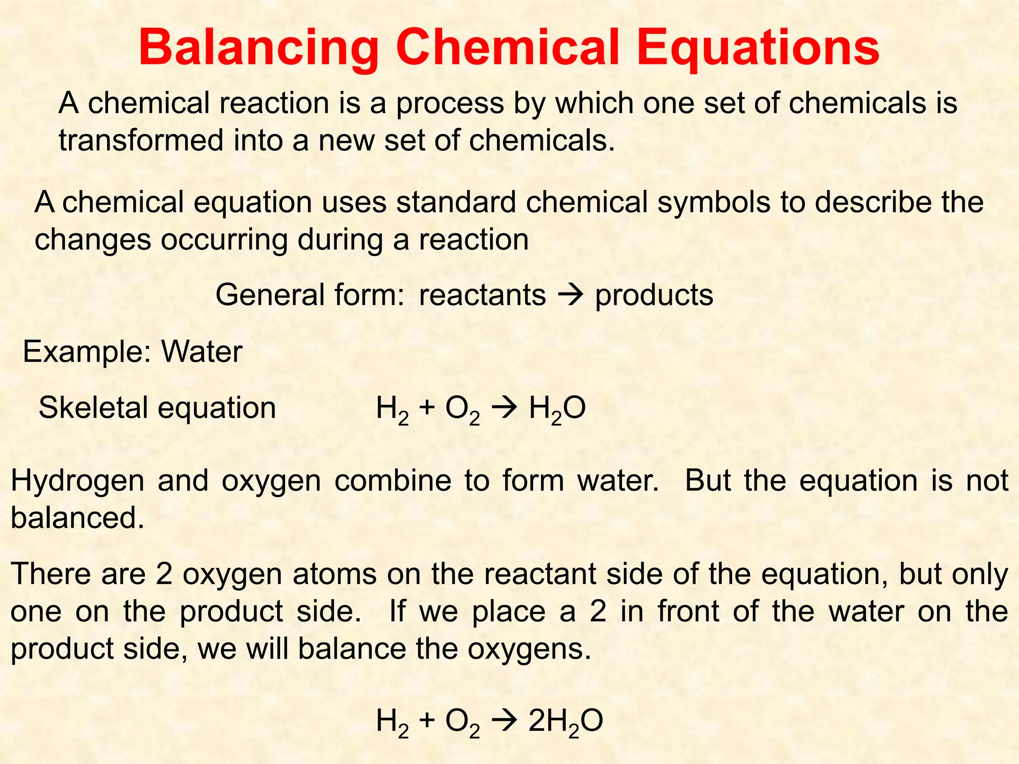 Tutorial 2- Balancing Chemical Equations.ppt
