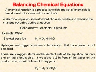 Tutorial 2- Balancing Chemical Equations.ppt