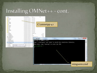 Tutorial 2 downloading and i nstalling omnet++ | PPT