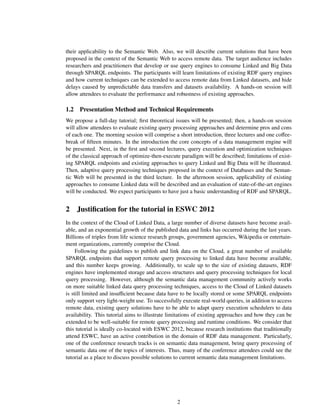 Adaptive Semantic Data Management Techniques for Federations of Endpoints | PDF