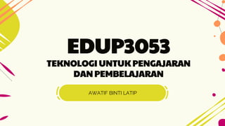 TUTORIAL EDUP3053 Model Assure dan Model Addia | PPT