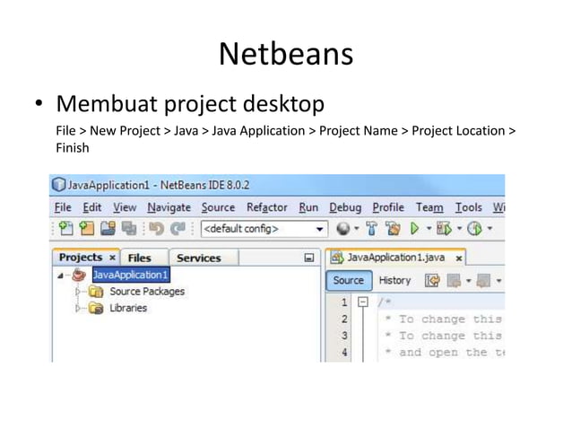 Tutorial sederhana netbeans & xampp | PPTX