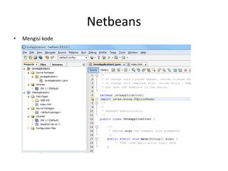 Tutorial sederhana netbeans & xampp | PPTX