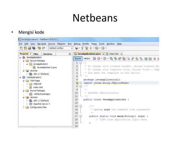 Tutorial sederhana netbeans & xampp | PPTX