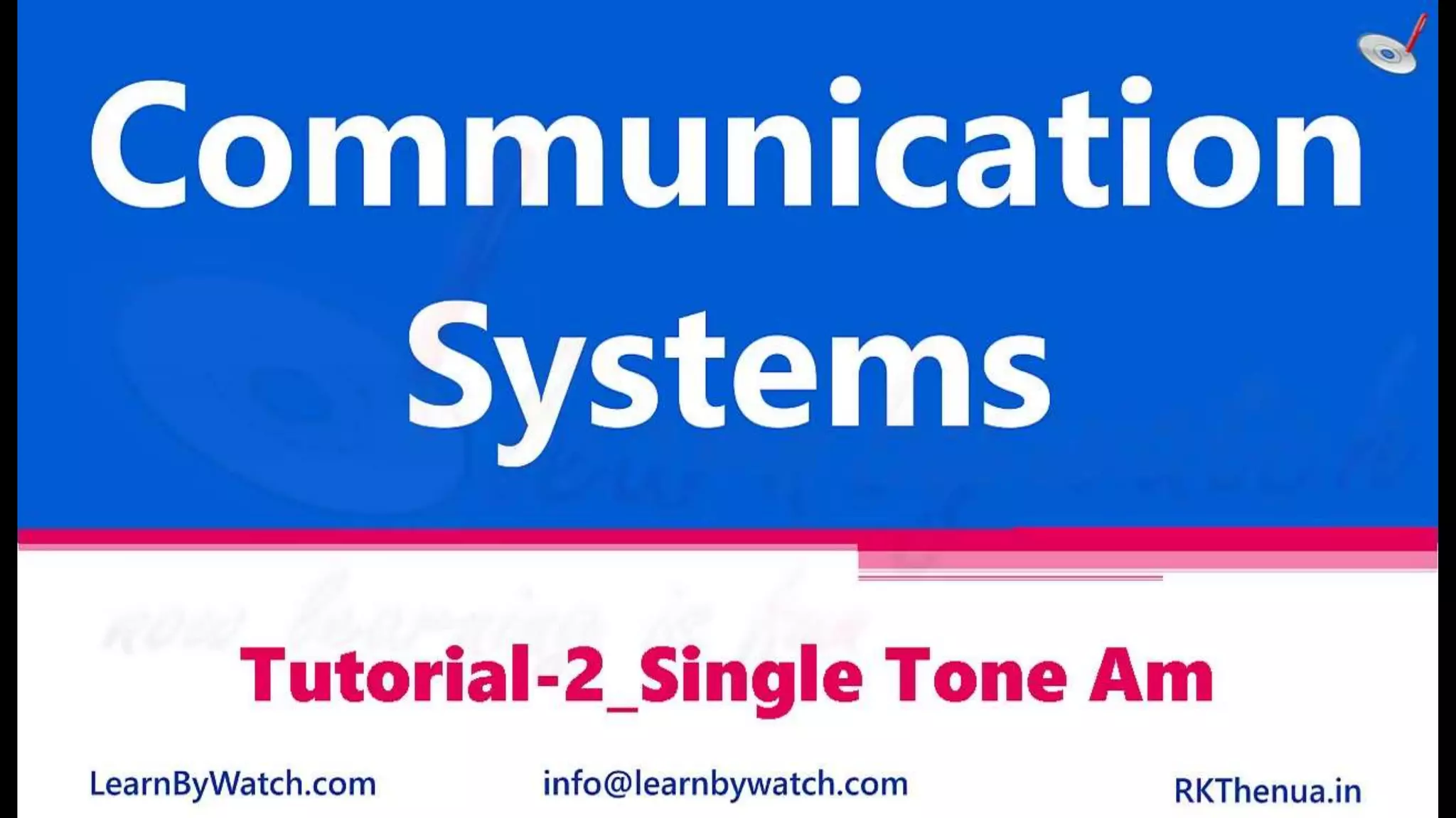 Tutorial 2 single tone am | PPTX
