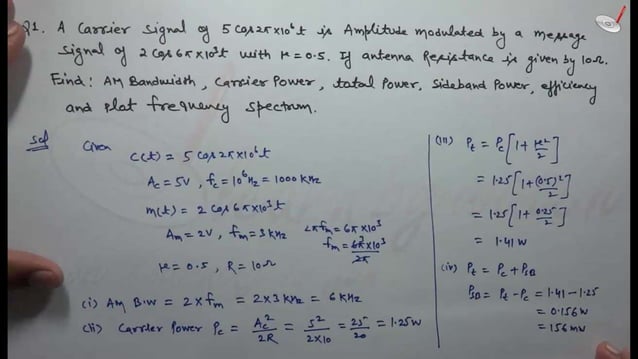 Tutorial 2 single tone am | PPTX