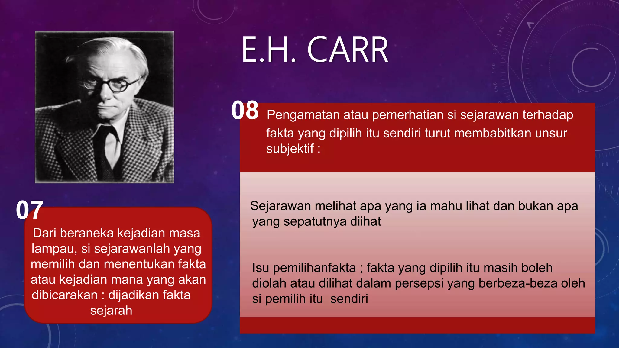 pandangan dan hujahan E. H. Carr dan Ibn Khaldun mengenai ciri-ciri ...