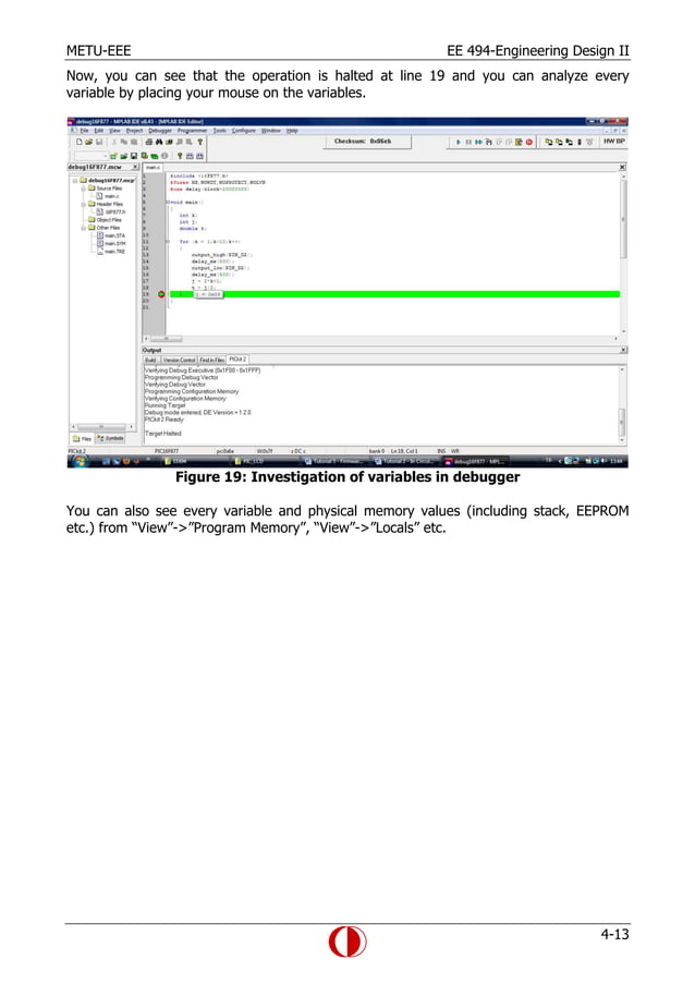 Firmware Debugging with PICkit2 | PDF
