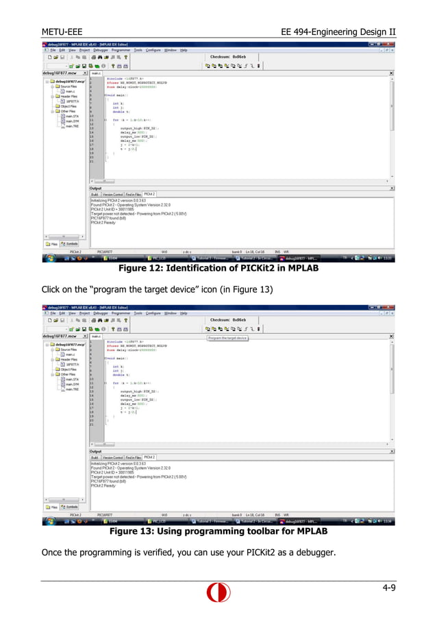 Firmware Debugging with PICkit2 | PDF