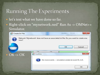 Tutorial 3 getting started with omnet | PPTX
