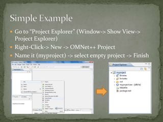 Tutorial 3 getting started with omnet | PPTX