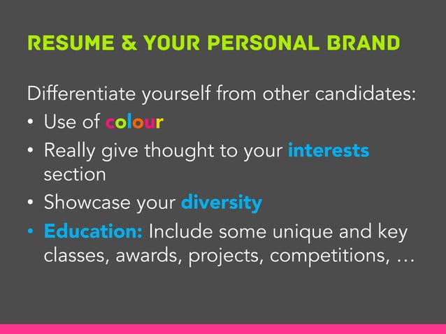 Tutorial #3 - Resume Intro | PPT