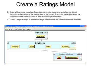 Tutorial 3 AHP ratings model | PPTX