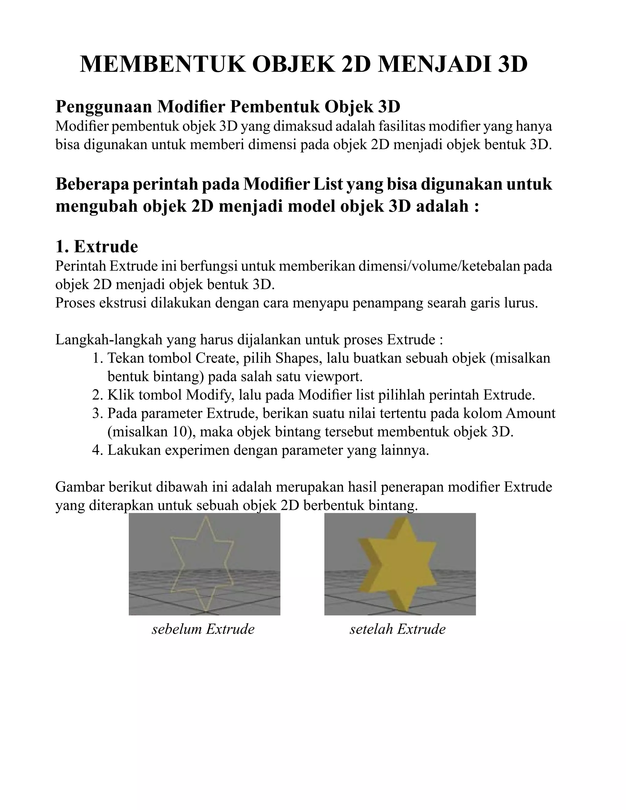 Tutorial 3D Max | PDF