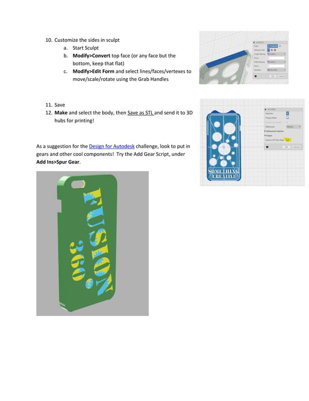 Tutorial 3 d printed phone case | PDF | 3-D Graphics | Computer ...