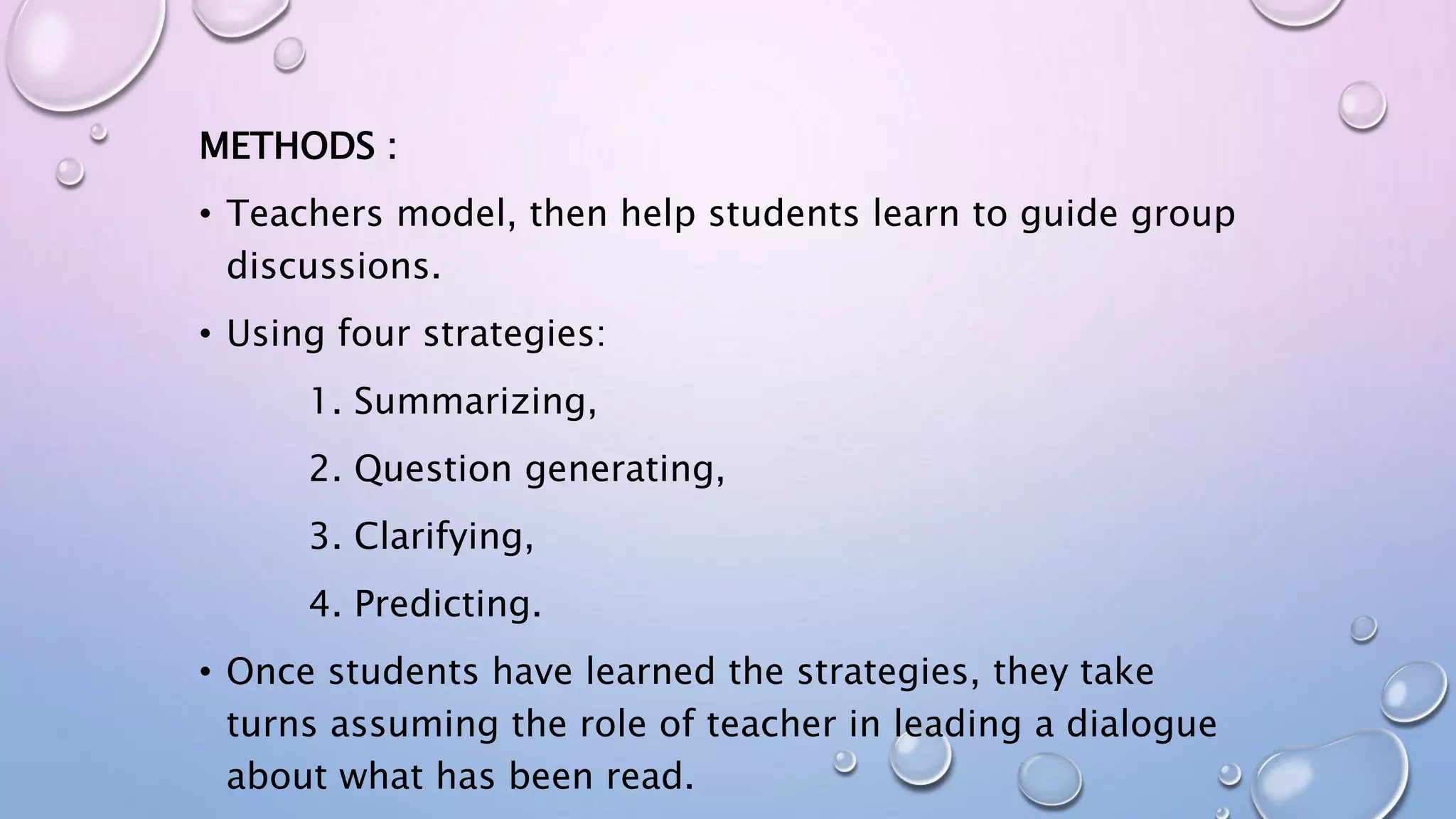 Reciprocal teaching | PPTX