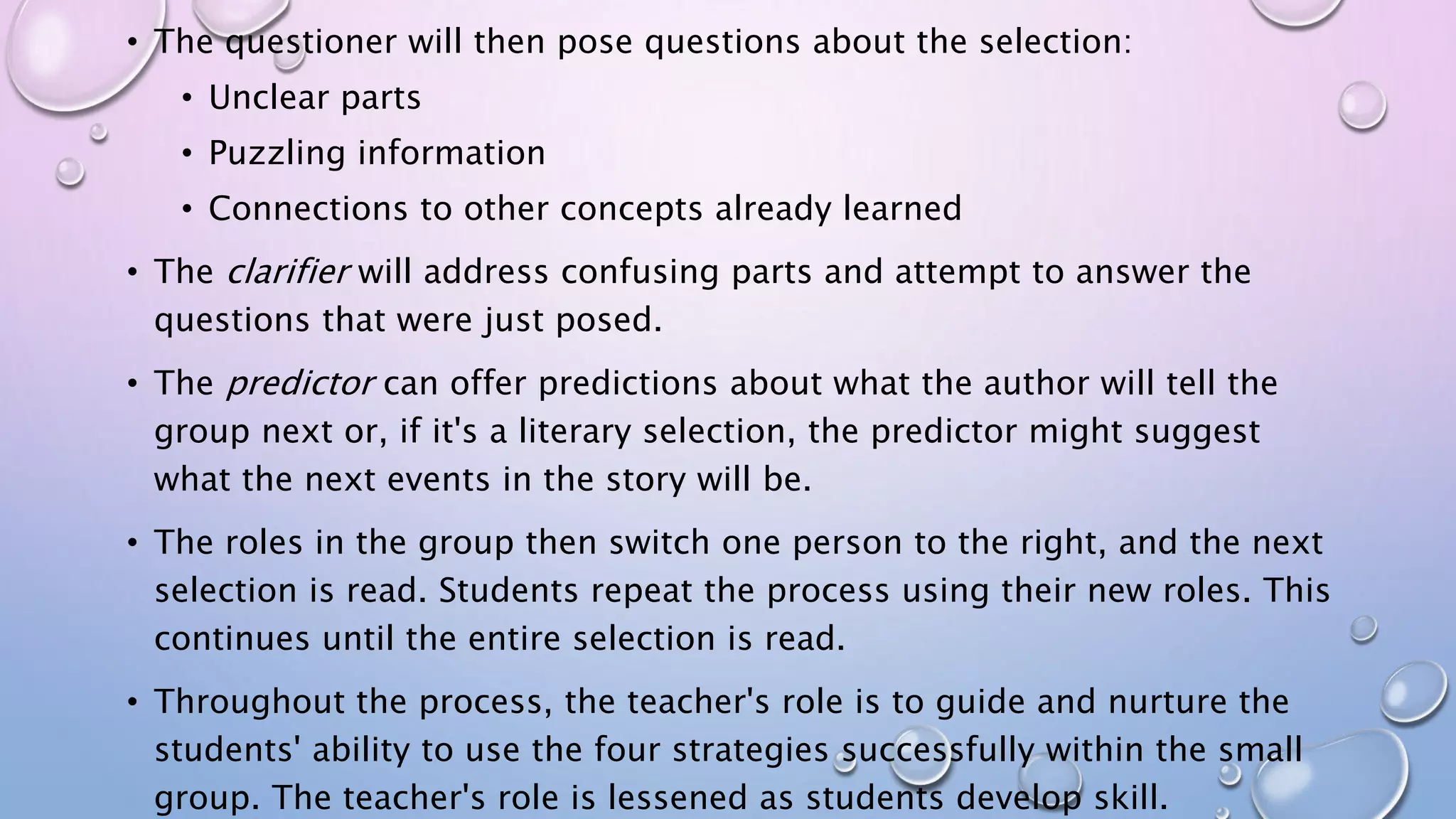 Reciprocal teaching | PPTX