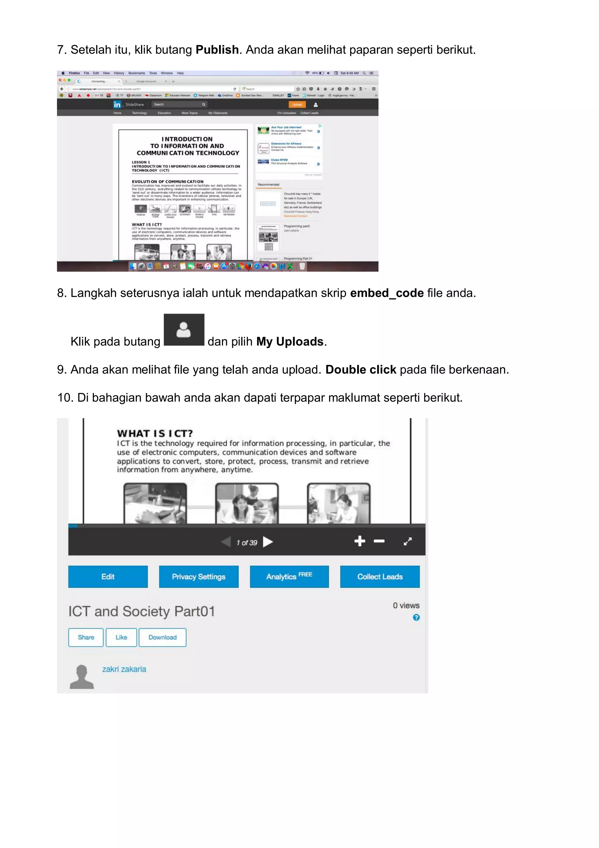 Tutorial 3 langkah kongsi fail dalam frog vle | PDF | Free Download