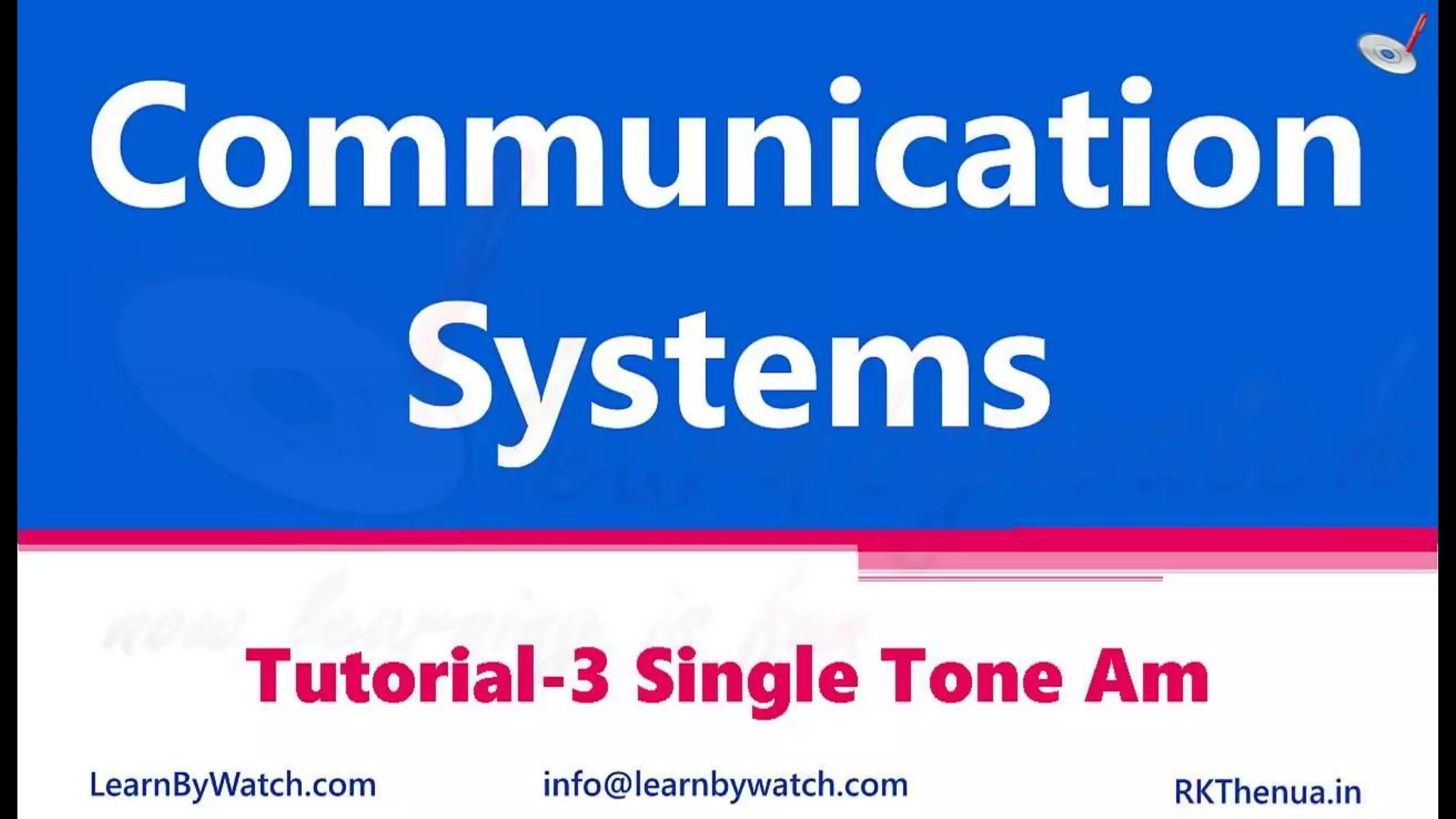 Tutorial 3 single tone am | PPT | Free Download