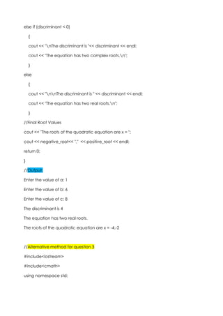 C++ TUTORIAL 3 | PDF