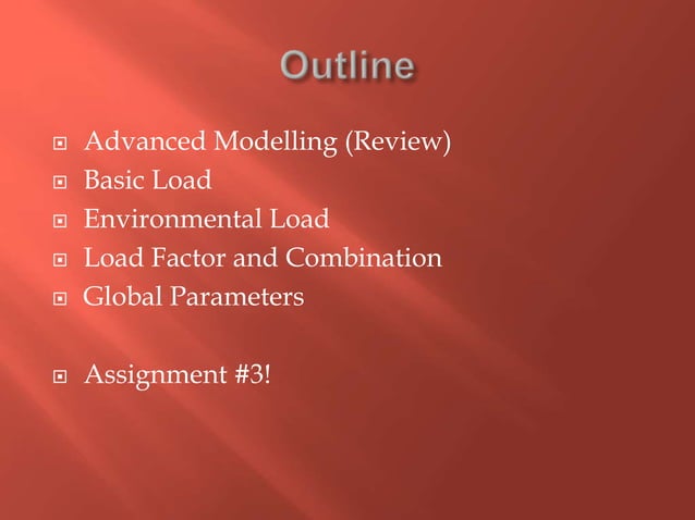 Tutorial #4 - SACS Basic | PPTX