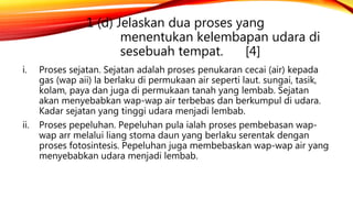 KELEMBAPAN UDARA DAN PEMBENTUKAN AWAN | PPTX