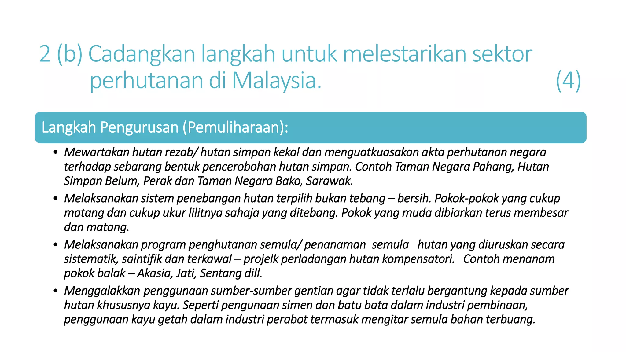 SEKTOR PERHUTANAN | PPTX