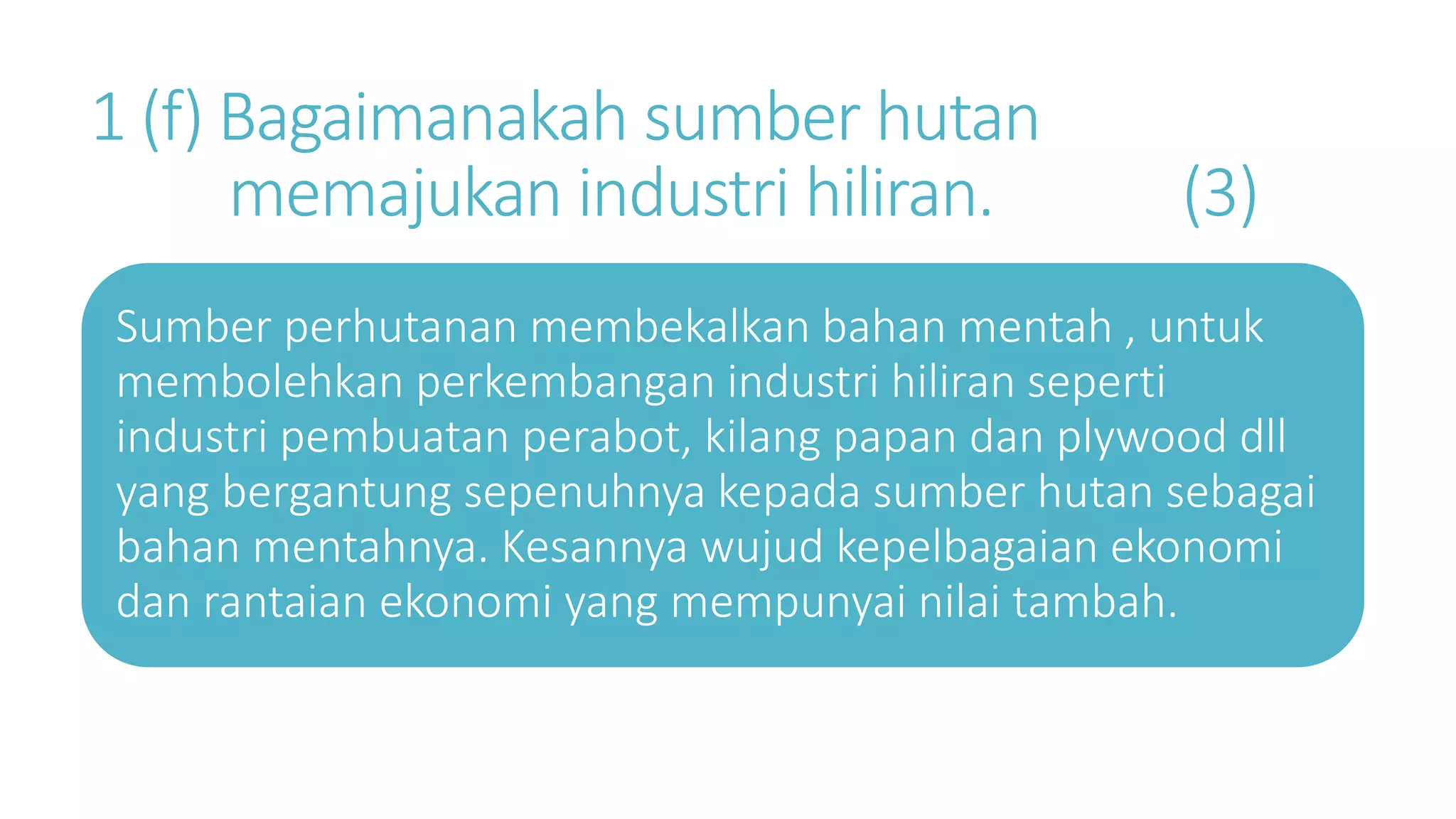 SEKTOR PERHUTANAN | PPTX