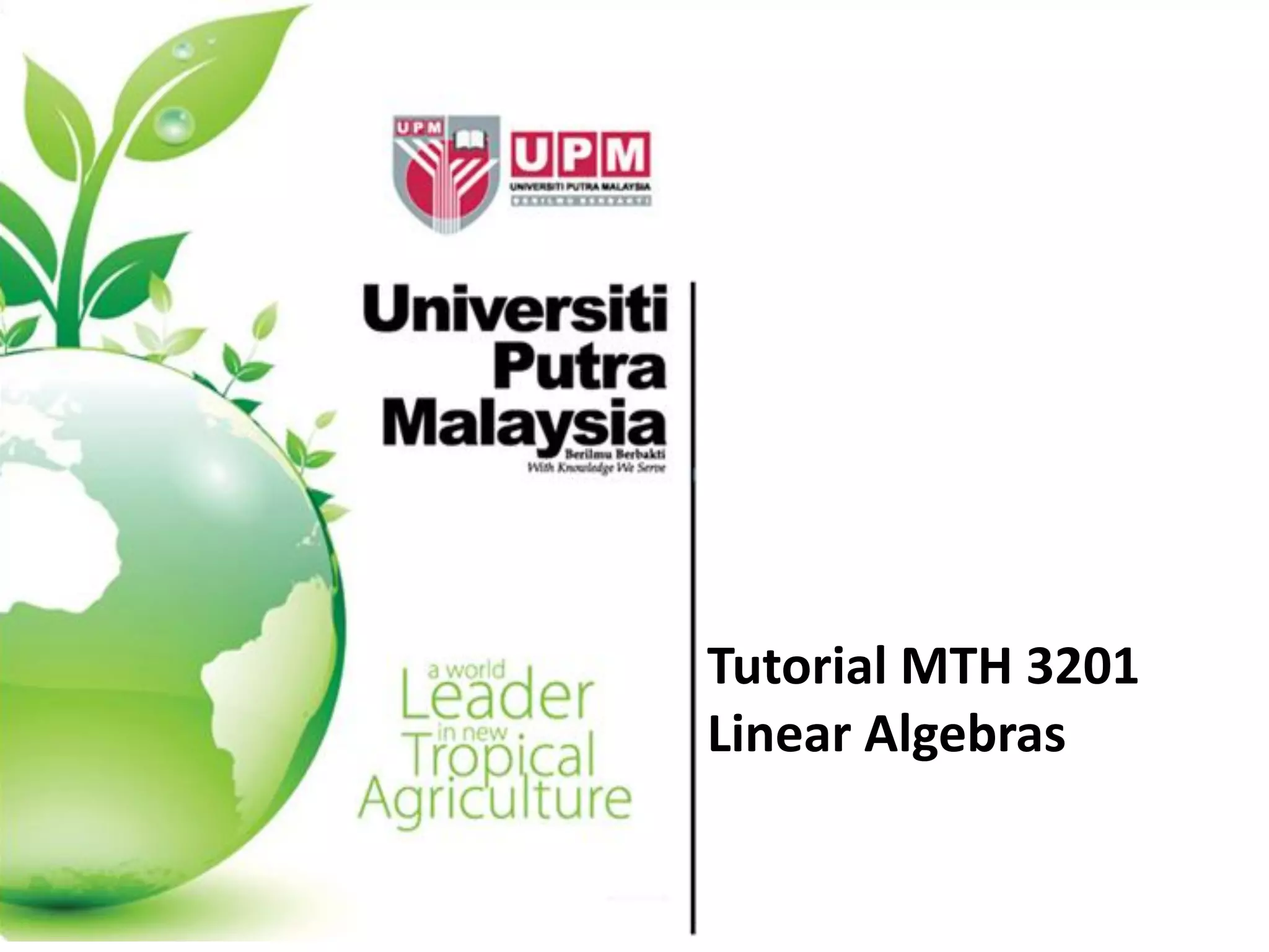 Tutorial 4 mth 3201 | PDF