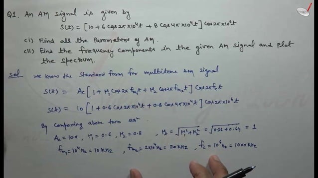 Tutorial 4 multitone am | PPT | Free Download