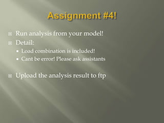 Tutorial #5 - SACS Basic | PPTX