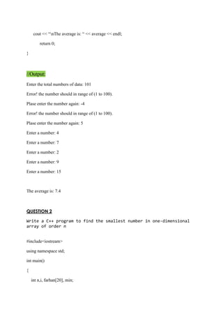 C++ TUTORIAL 5 | PDF | Programming Languages | Computing