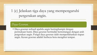 TEKANAN UDARA DAN PEMBENTUKAN ANGIN | PPTX