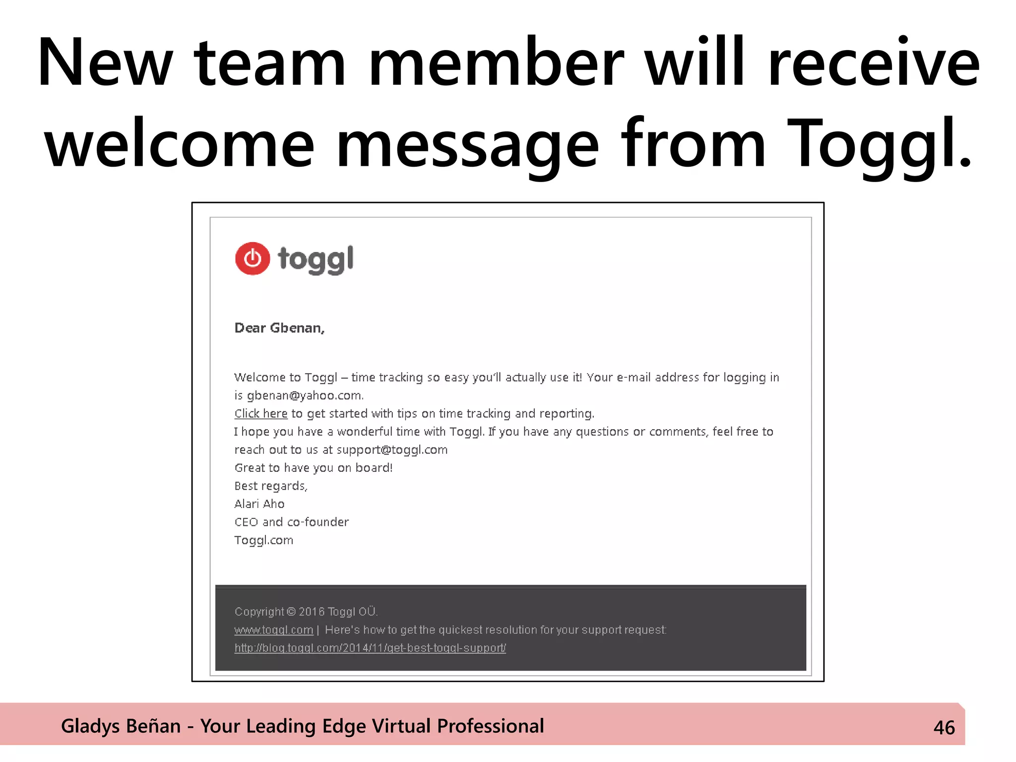 A Guide on the Effective Use of Toggl | PPT