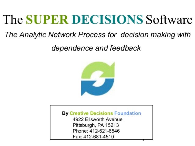 BOCR multi level ANP models