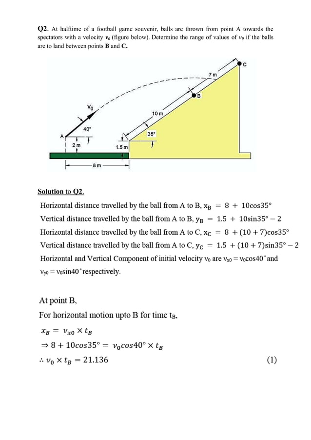 Tutorial 6 solns | PDF | Physics | Science