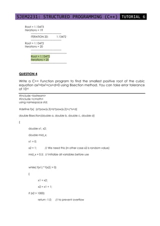 C++ TUTORIAL 6 | PDF