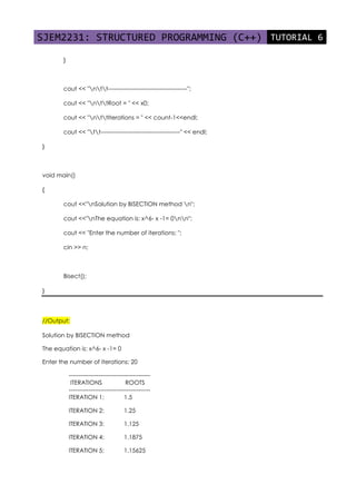 C++ TUTORIAL 6 | PDF