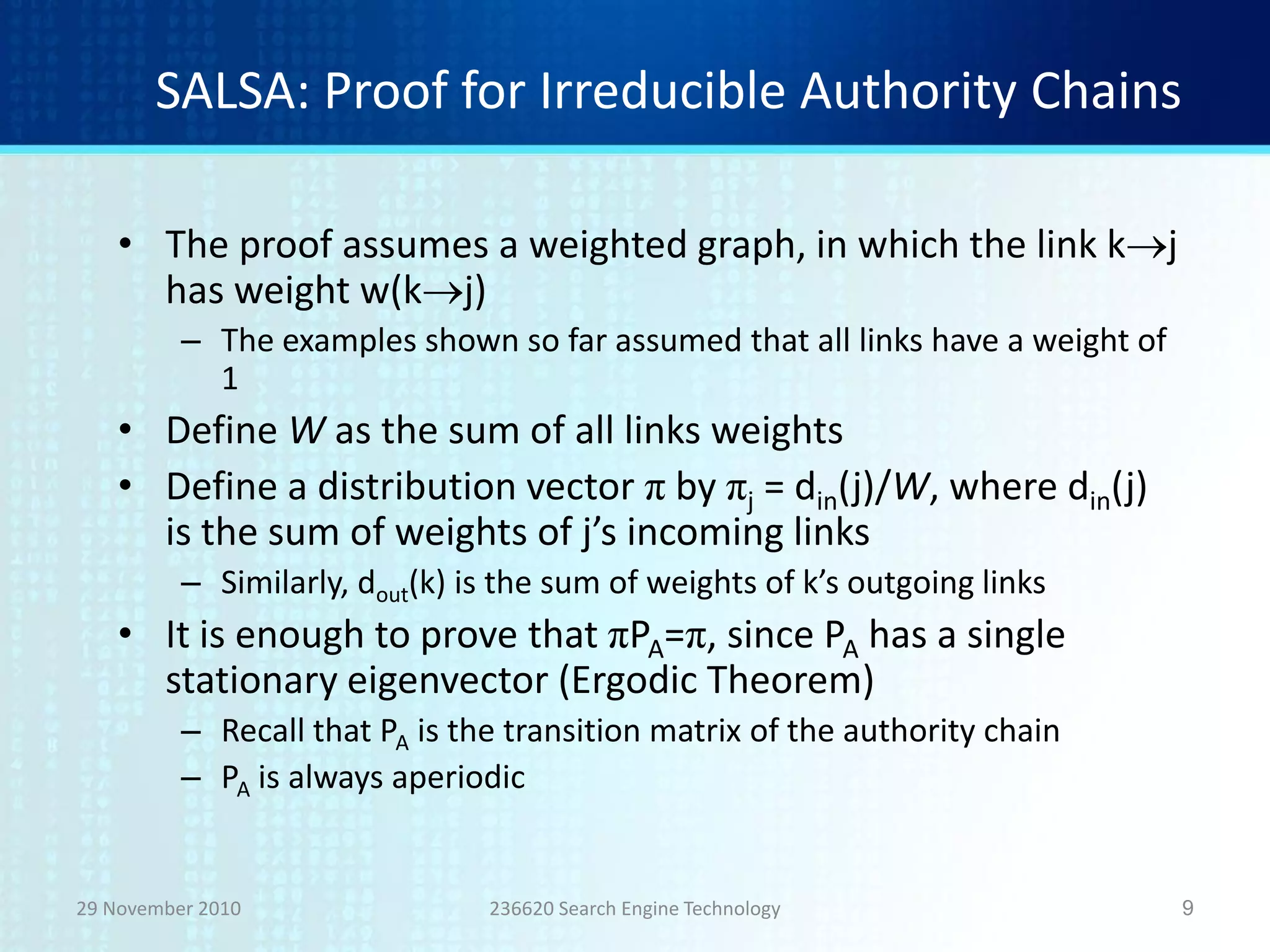 Tutorial 7 (link analysis) | PPT