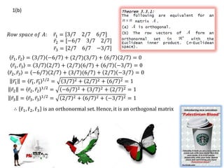 Tutorial 7 mth 3201 | PDF