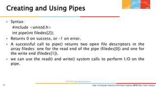 Operating System Tutorial 8, Bits Pilani | PPTX