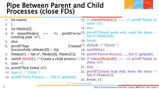 Operating System Tutorial 8, Bits Pilani | PPTX